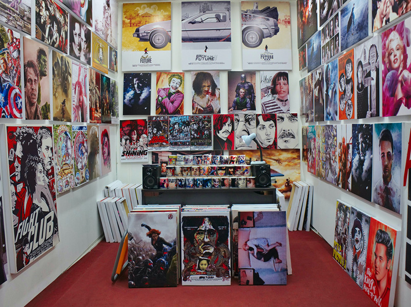 Décorer avec une affiche de super héros